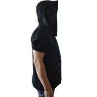 China Cotton Short Sleeve PM2.5 Filter Men Pullover Hoodie for sale