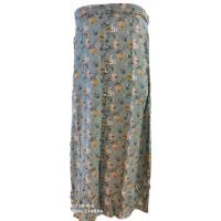 China OEM ODM Elastic Waistline Viscose Flower Printed Skirt for sale