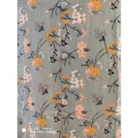 China OEM ODM Elastic Waistline Viscose Flower Printed Skirt for sale
