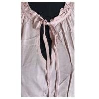 China Summer Long Sleeve Collar Belted Viscose Ruffles Shirt for sale