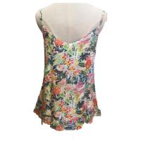 China Adjustable Shoulder Straps Viscose Floral Print Tank Tops For Women for sale