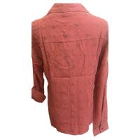 China 100% Viscose Ladies Embroidered Blouse With Turn Down Collar for sale