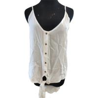 China 100% Viscose White Spaghetti Straps Top Summer Women'S Singlet for sale