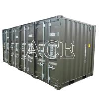 China 8ft x 5ft Mini Storage Shipping Container with Double Rear Door End Dry Steel/Corten Material Convenient and Versatile for sale