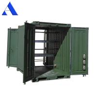 China 8ft x 5ft Mini Storage Shipping Container with Double Rear Door End Dry Steel/Corten Material Convenient and Versatile for sale