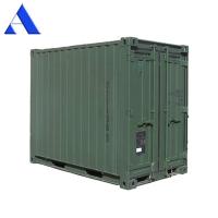 China 8ft x 5ft Mini Storage Shipping Container with Double Rear Door End Dry Steel/Corten Material Convenient and Versatile for sale