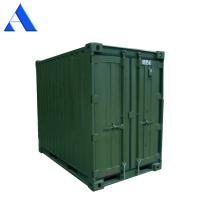China 8ft x 5ft Mini Storage Shipping Container with Double Rear Door End Dry Steel/Corten Material Convenient and Versatile for sale