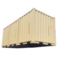 China 6.5ft Tricon Portable Storage Mini Box 6ft x 8ft Corten Steel Container for Storage or Shipping for sale