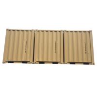China 6.5ft Tricon Portable Storage Mini Box 6ft x 8ft Corten Steel Container for Storage or Shipping for sale