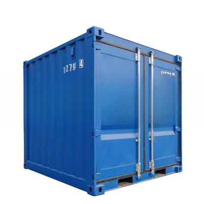 China 9.95CBM Capacity Customized 8ft 8 Foot Mini Shipping Container Whole Sale Dry Steel Container in Tianjin Shanghai Qingdao for sale