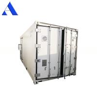 China Dual Temperature 2-Room ISO 20ft Marine Refrigerated Container ISO Certified Aluminium Deep Freezers with Corten Steel for sale