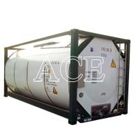 China IMDG T4 Standard Steel Material 20ft ISO Fuel Tank Container 26000L Capacity for Safe Diesel and Gasoline Transport for sale