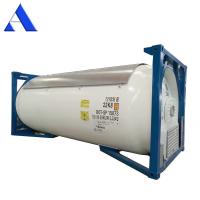 China 9 High Stacking T50 LPG Liquid Chlorine Gas 20ft ISO Tank Container 18/23.45Bar Pressure for sale