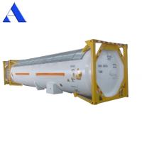 China 40ft ISO Gas Tank Container 52.5 CBM UN T50 for Compressed Liquefied LPG Chlorine Ammonia High Capacity ISO Container for sale