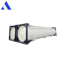 China 40ft ISO Gas Tank Container 52.5 CBM UN T50 for Compressed Liquefied LPG Chlorine Ammonia High Capacity ISO Container for sale