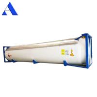 China 40ft ISO Gas Tank Container 52.5 CBM UN T50 for Compressed Liquefied LPG Chlorine Ammonia High Capacity ISO Container for sale