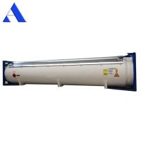China 40ft ISO Gas Tank Container 52.5 CBM UN T50 for Compressed Liquefied LPG Chlorine Ammonia High Capacity ISO Container for sale
