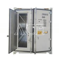 China Stroage Function Double Rear End Swing Door 40ft PU Foam Insulated Reefer Refrigerated Body Shipping Isolated Container for sale