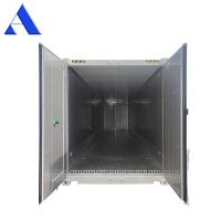 China Stroage Function Double Rear End Swing Door 40ft PU Foam Insulated Reefer Refrigerated Body Shipping Isolated Container for sale
