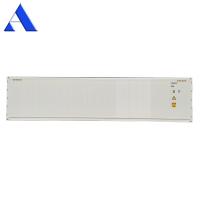 China Stroage Function Double Rear End Swing Door 40ft PU Foam Insulated Reefer Refrigerated Body Shipping Isolated Container for sale