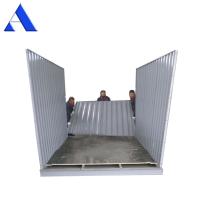 China Scale Medium Duty 2m 3m 4m 5m 6m Galvanized Steel Mobile Portable Self Storage Box Container for Sortage Usage for sale