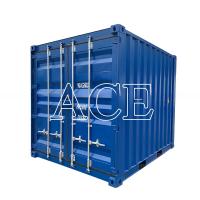 China 10ft 10 feet 10 foot Stainless CSC Plate Dry Storage Shipping Container Easy Open Personal Door 14.9CBM Capacity for sale