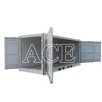 China Left or Right Side Access 20ft Open Side Container with External Dimensions of 6058 x 2438 x 2591mm and Large Door Opening for sale
