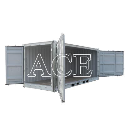 China Left or Right Side Access 20ft Open Side Container with External Dimensions of 6058 x 2438 x 2591mm and Large Door Opening for sale
