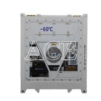 China 40ft Reefer Deep Blast Feezer Containers Polyurethane Insulated Thermo King Refrigerator for 60 Degree Fresh Tuna Storage for sale