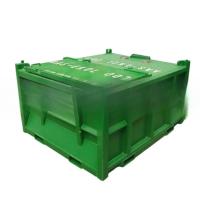 China 3.6 CBM DNV 2.7-1 Standard Closed Box Container Corten-A Offshore Mud Skips / Waste Skips for Cutting Drilling for sale