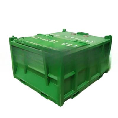China 3.6 CBM DNV 2.7-1 Standard Closed Box Container Corten-A Offshore Mud Skips / Waste Skips for Cutting Drilling for sale