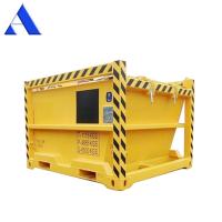 China 3.6 CBM DNV 2.7-1 Standard Closed Box Container Corten-A Offshore Mud Skips / Waste Skips for Cutting Drilling for sale