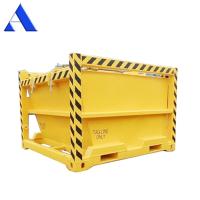 China 3.6 CBM DNV 2.7-1 Standard Closed Box Container Corten-A Offshore Mud Skips / Waste Skips for Cutting Drilling for sale