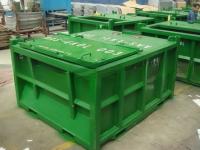 China 3.6 CBM DNV 2.7-1 Standard Closed Box Container Corten-A Offshore Mud Skips / Waste Skips for Cutting Drilling for sale