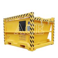 China 1115KGS Tare Mass Offshore Cutting Mud Skip BV Certified Closed Container for Drilling -20 C Design DNV 2.7-1 Standard for sale
