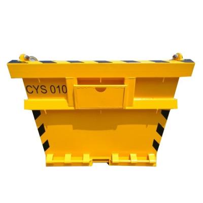 China 13ft DNV 2.7-1 Standard Steel Container Boat Offshore Drilling Waste Skip BV Certified Length 13ft Lifting Angle 45C for sale
