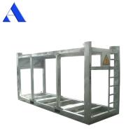 China 13ft 4meter DNV 2.7-1 Standard Galvernized Offshore Container Lifting Frame Skid 45 degree Sling Angle for sale