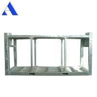 China 13ft 4meter DNV 2.7-1 Standard Galvernized Offshore Container Lifting Frame Skid 45 degree Sling Angle for sale