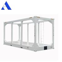 China 20FT DNV 2.7-1 Standard Steel Corten Offshore Lifting Frame Containers Skid Baskets with Condition and Movable Beam for sale