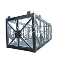 China Steel or Plywood Floor 27ft DNV 2.7-1 Standard Heavy Duty Offshore Container Lifting Frame Skid Baskets for sale