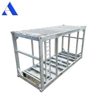 China Steel or Plywood Floor 27ft DNV 2.7-1 Standard Heavy Duty Offshore Container Lifting Frame Skid Baskets for sale