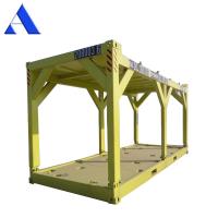 China Steel or Plywood Floor 27ft DNV 2.7-1 Standard Heavy Duty Offshore Container Lifting Frame Skid Baskets for sale