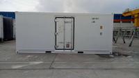 China Carrier Cooler 20ft Reefer Container with Side Door Aluminum Bottom Thermo King Refrigerated Freezer for sale