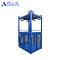 China 45C Lifting Angle 3CBM DNV 2.7-1 Steel Dry Container Offshore Personal Transfer Basket with CSC and BV Certificates for sale