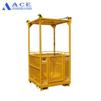 China 45C Lifting Angle 3CBM DNV 2.7-1 Steel Dry Container Offshore Personal Transfer Basket with CSC and BV Certificates for sale