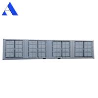 China 40ft One Side Door Opening Dry Shipping Container 40 40 Foot HC or GP Steel Material CSC Certified with Internal Dimensions for sale