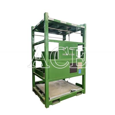 China Customized 550GAL DNV 2.7-1 Standard Offshore Steel IBC Tank Container with Lifting Frame Condition Certified by CSC and BV for sale