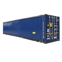 China 45ft High Cube PVC Curtain Side Door CSC Certified Dry Shipping Container with 13556 x 2420 x 2474 mm Internal Dimensions for sale