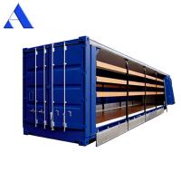China 45ft High Cube PVC Curtain Side Door CSC Certified Dry Shipping Container with 13556 x 2420 x 2474 mm Internal Dimensions for sale