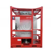 China 2900L-5000L Capacity Vertical Offshore Tank Container with Lifting Frame Weld Seam Acid Cleaning and Passivation Finish for sale